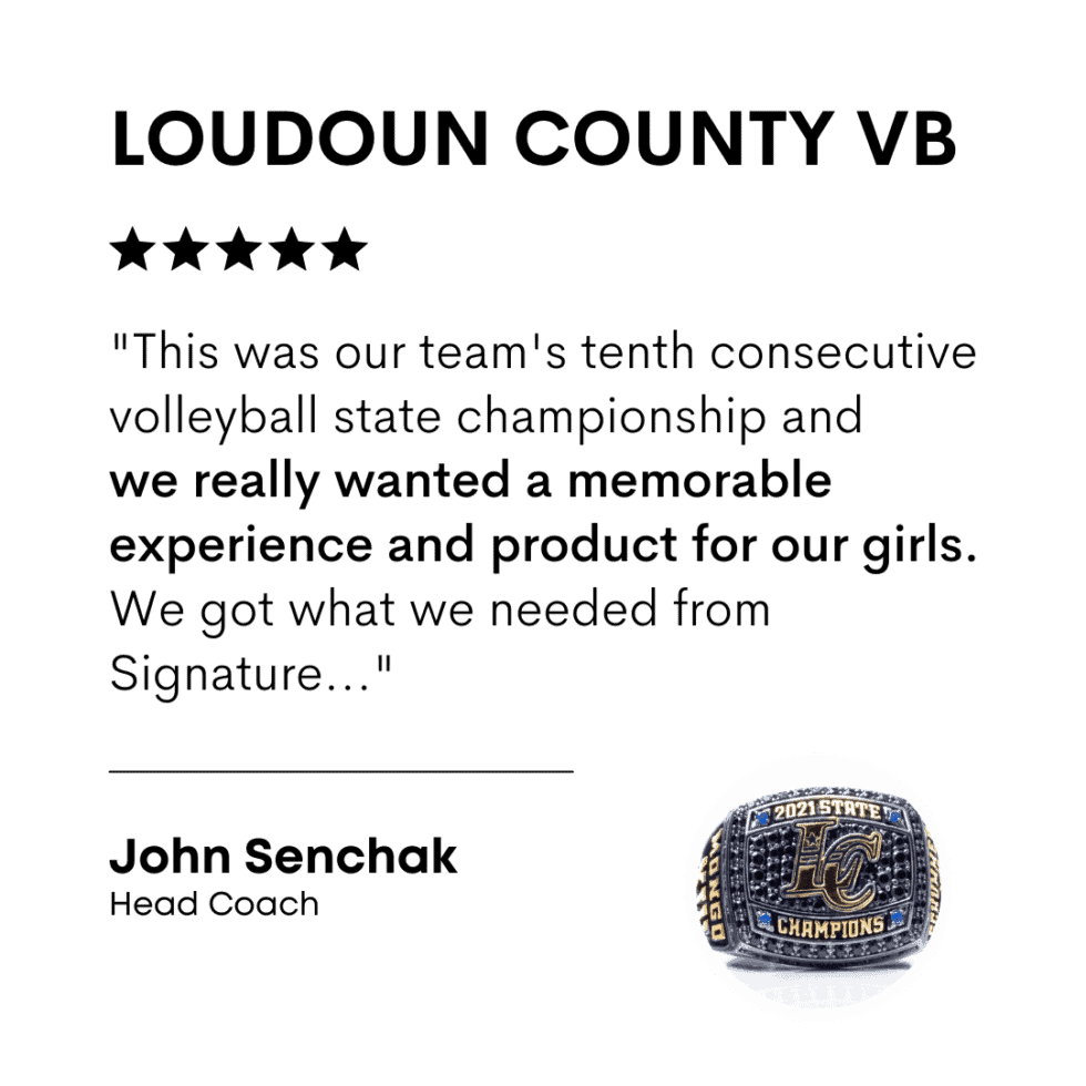 Individual Championship Rings - Signature Championship Rings