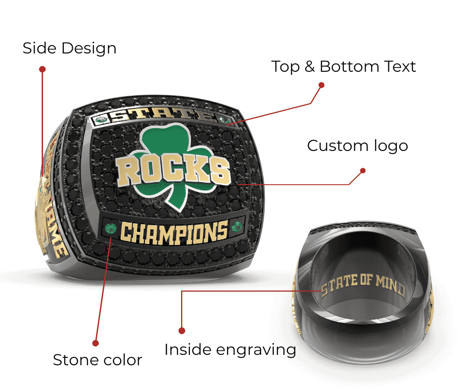 Individual Championship Rings - Signature Championship Rings